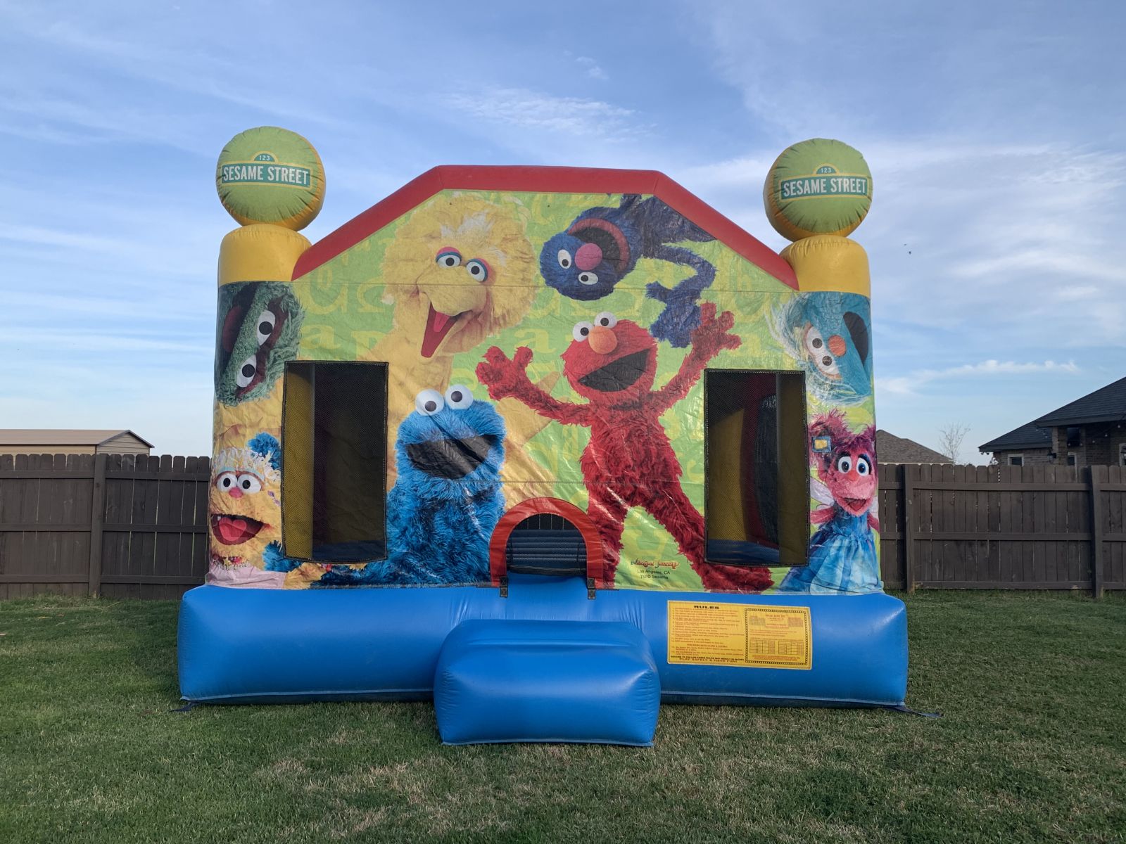 Sesame Street Elmo Moon Jump | Party With Us RGV | Bounce House