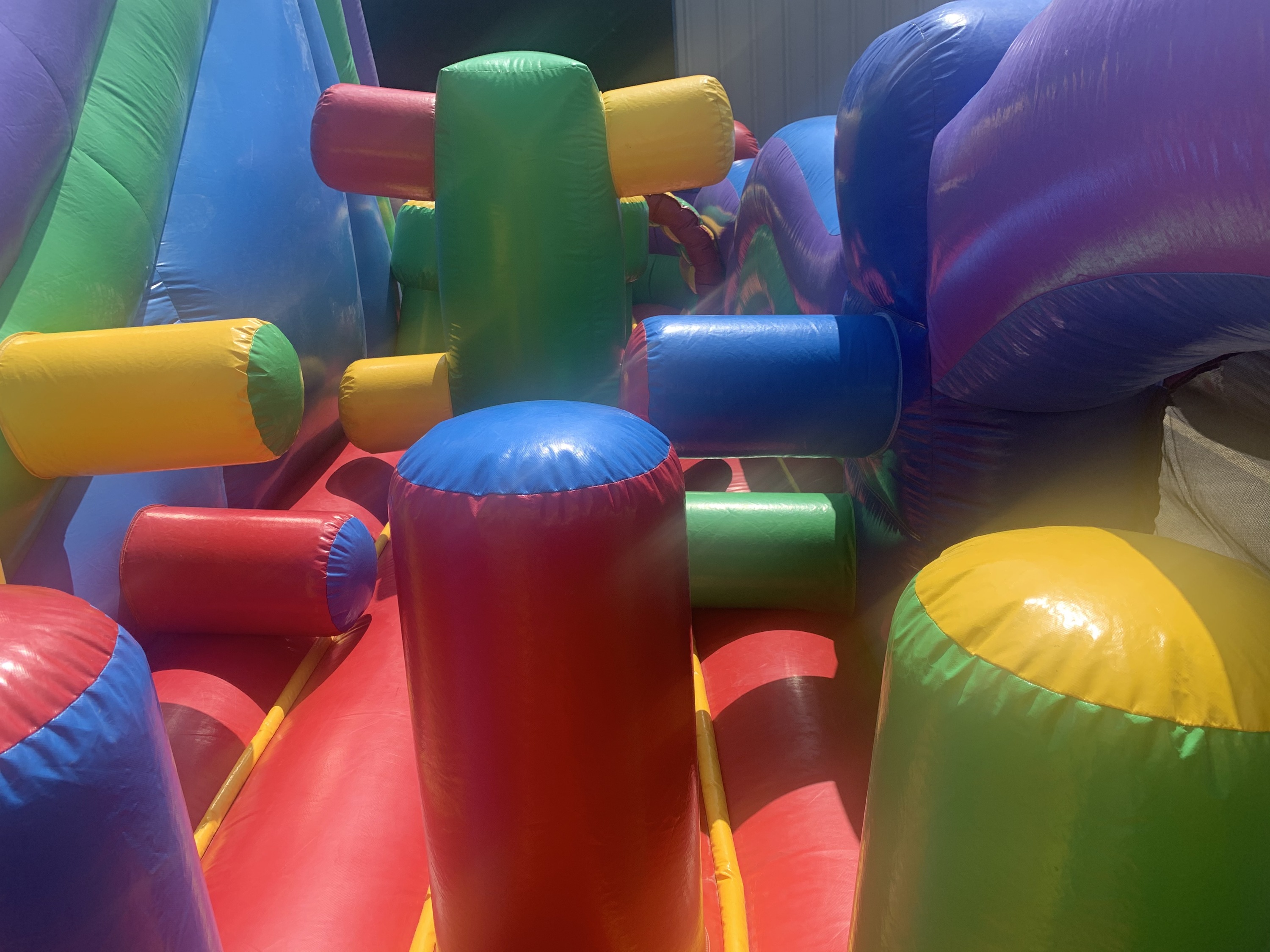 Radical Run Obstacle Course w/ Mega Slide | Party With Us RGV