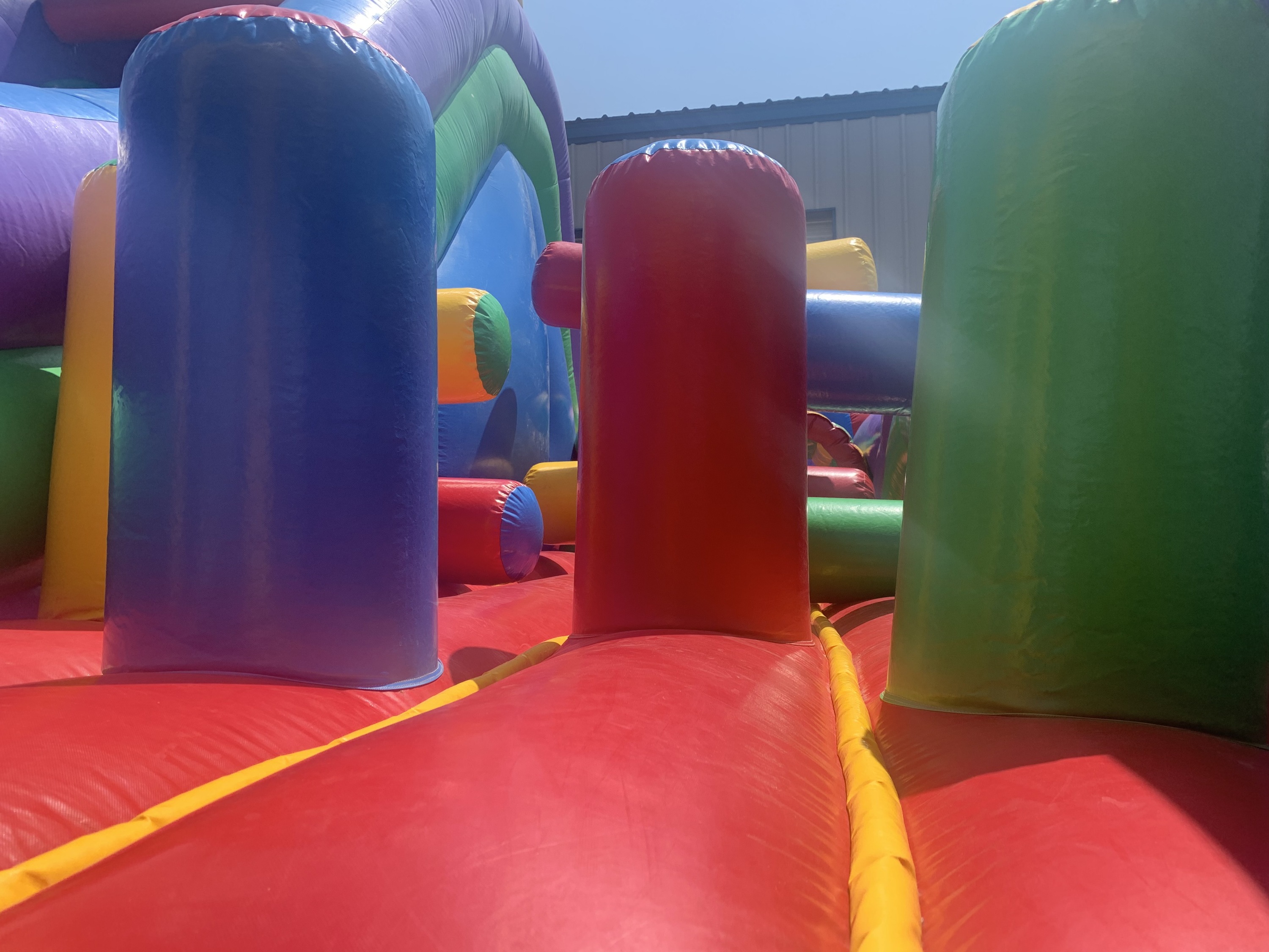 Radical Run Obstacle Course w/ Mega Slide | Party With Us RGV