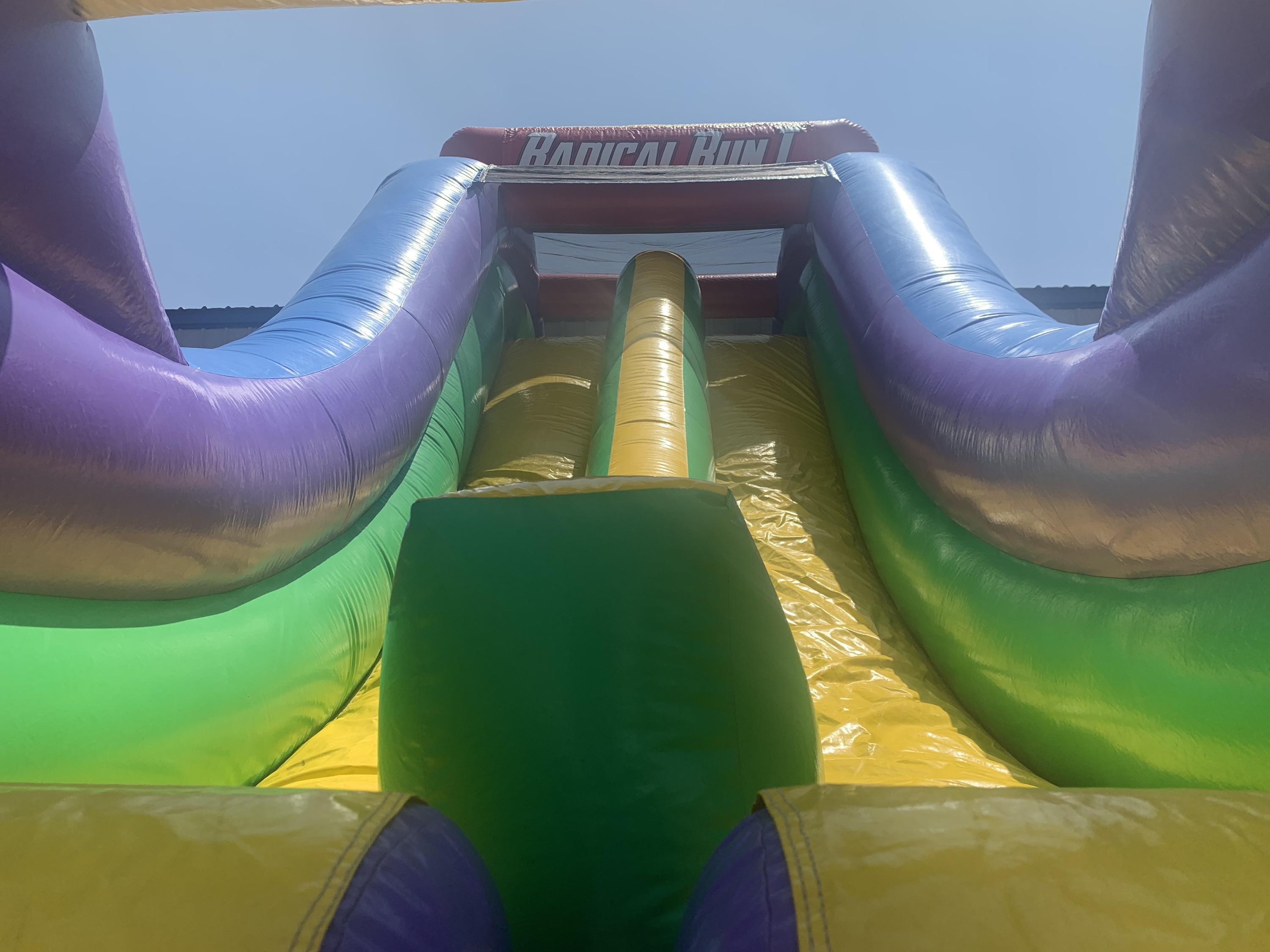 Radical Run Obstacle Course w/ Mega Slide | Party With Us RGV