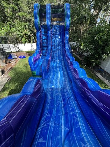 Cyclone Water Slide Rental Tampa - Bounce Genie
