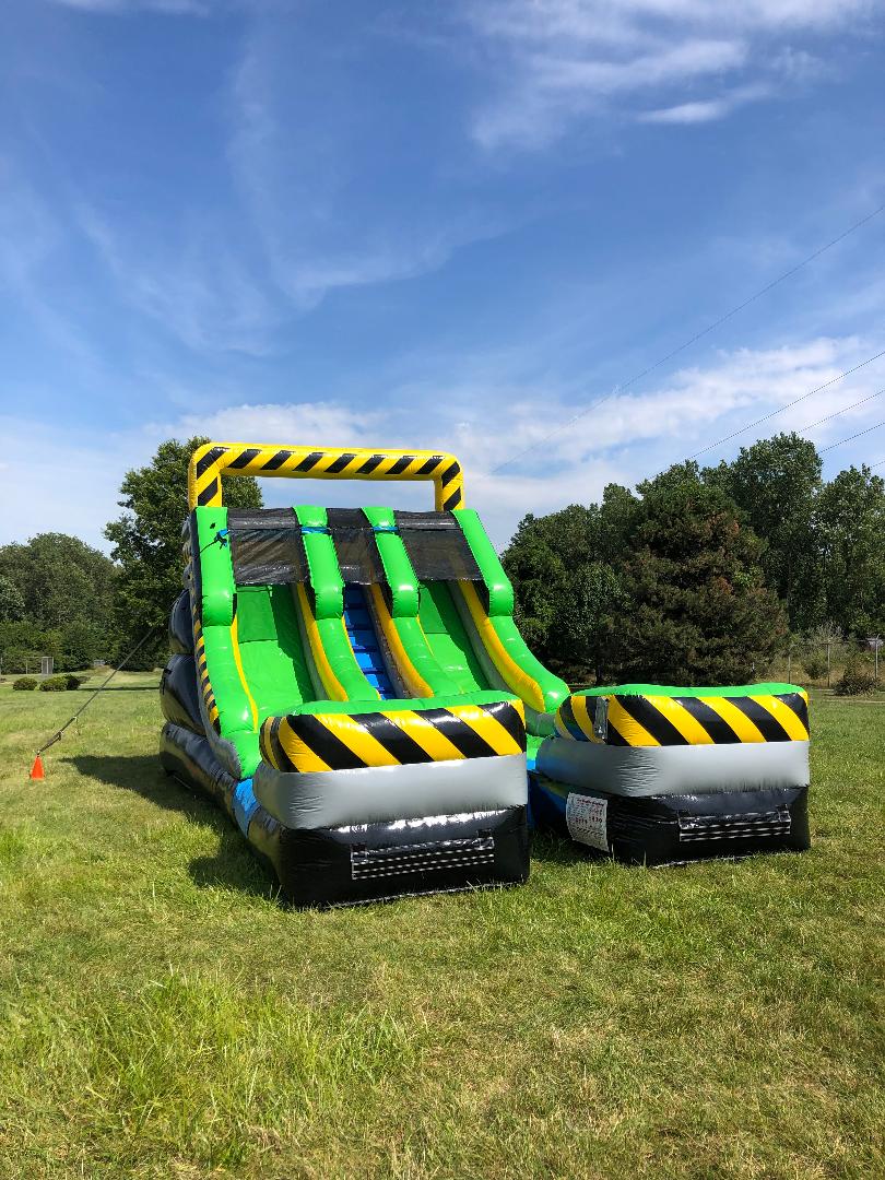 Dual Lane Slide, Dual Lane Water Slide