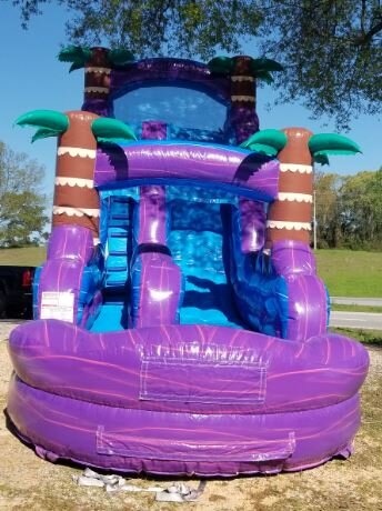 18 FT Purple Hurricane Water Slide | Water Slides | Holly's Party Jumps