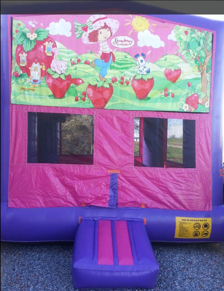 Strawberry Shortcake Bounce House | Bounce house rental | Holly"s Party ...