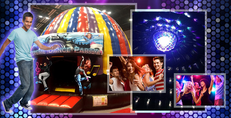 Extreme Dance Party Disco Dome Bounce House