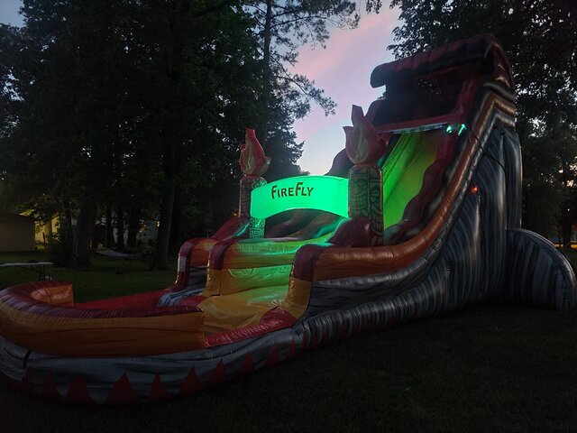 Light Up Slide & Party Rental | MartiBirdsPartyInflatables.com Baytown Tx