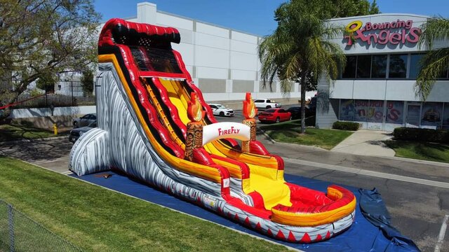 Light Up Slide & Party Rental | MartiBirdsPartyInflatables.com Baytown Tx