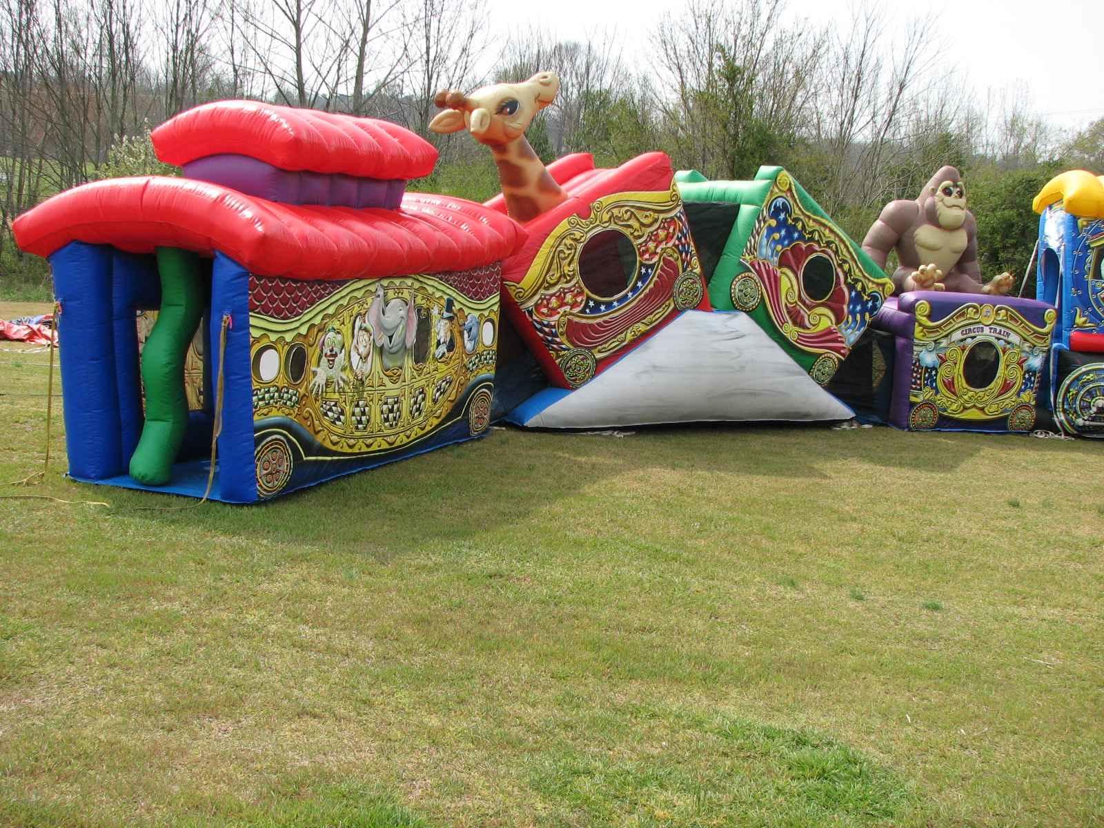 Circus Train Crawl Obstacle Course for Toddlers available for Parties in NJ