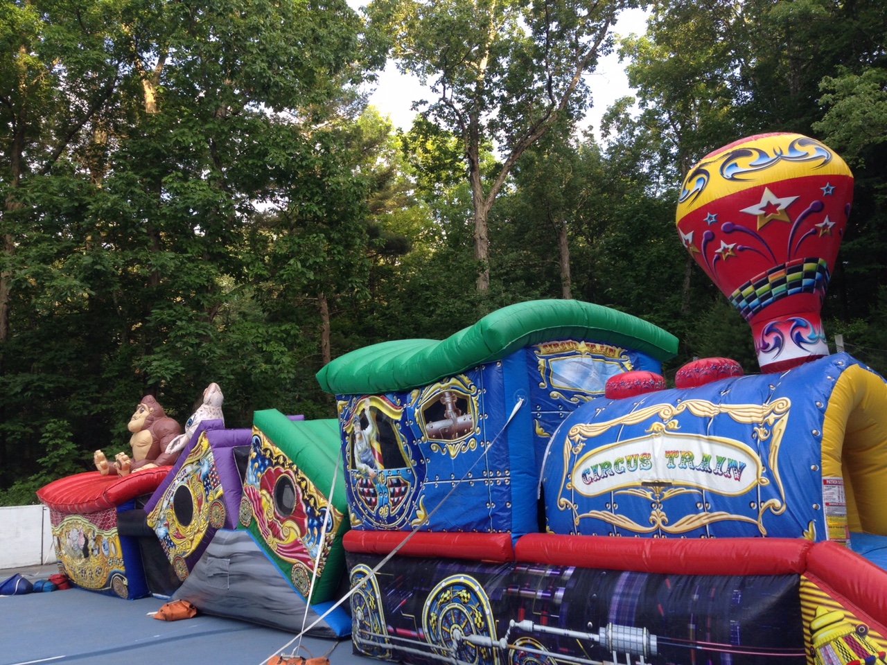 Circus Train Crawl Obstacle Course for Toddlers available for Parties in NJ