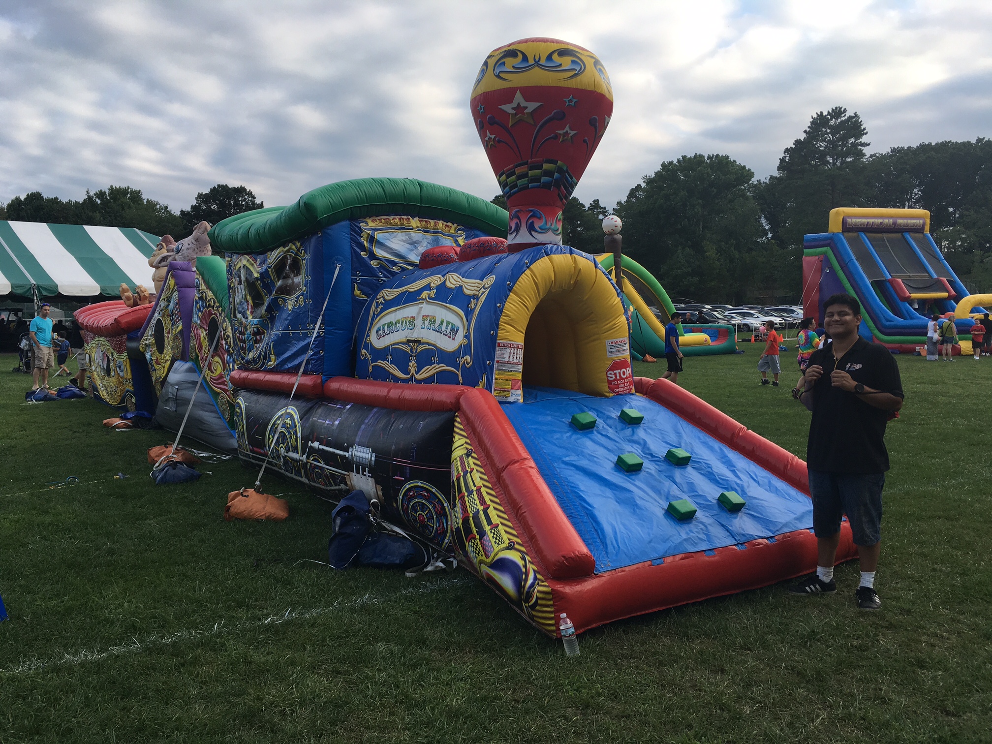 Circus Train Crawl Obstacle Course for Toddlers available for Parties in NJ
