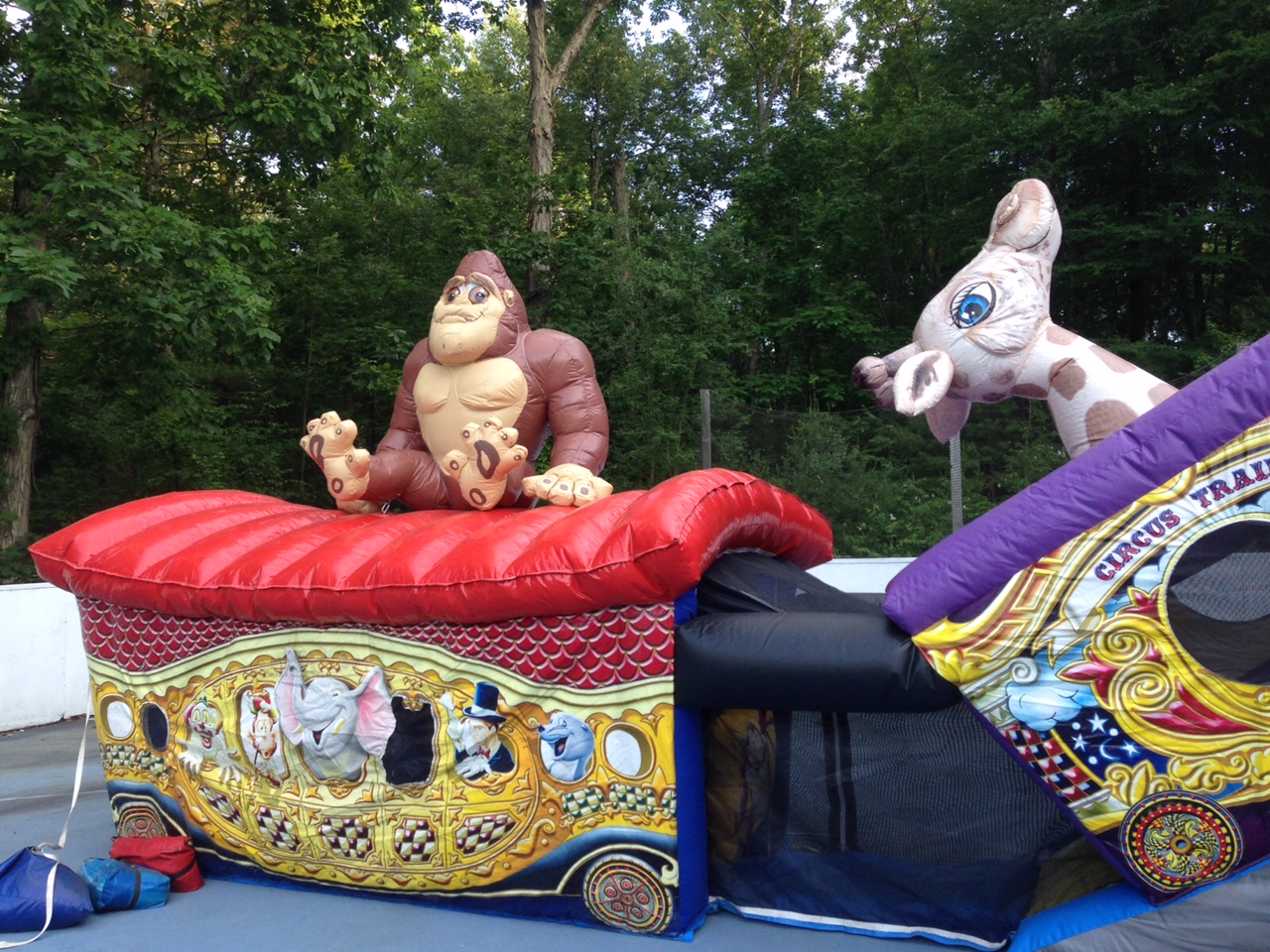 Circus Train Crawl Obstacle Course for Toddlers available for Parties in NJ