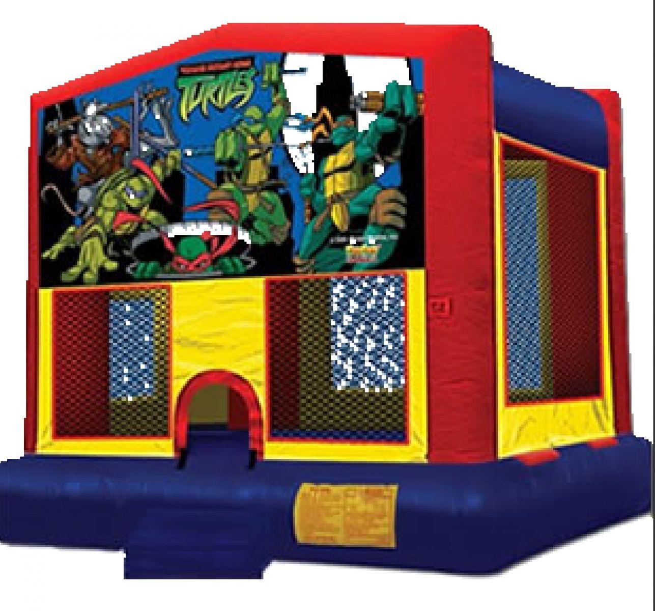 13x13 Ninja Turtle Bounce House parties, delivered to Lakeland, winter ...
