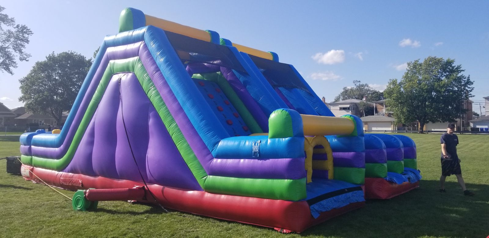 75ft. Rock Climb Slide Obstacle Course | Inflatable for Rent