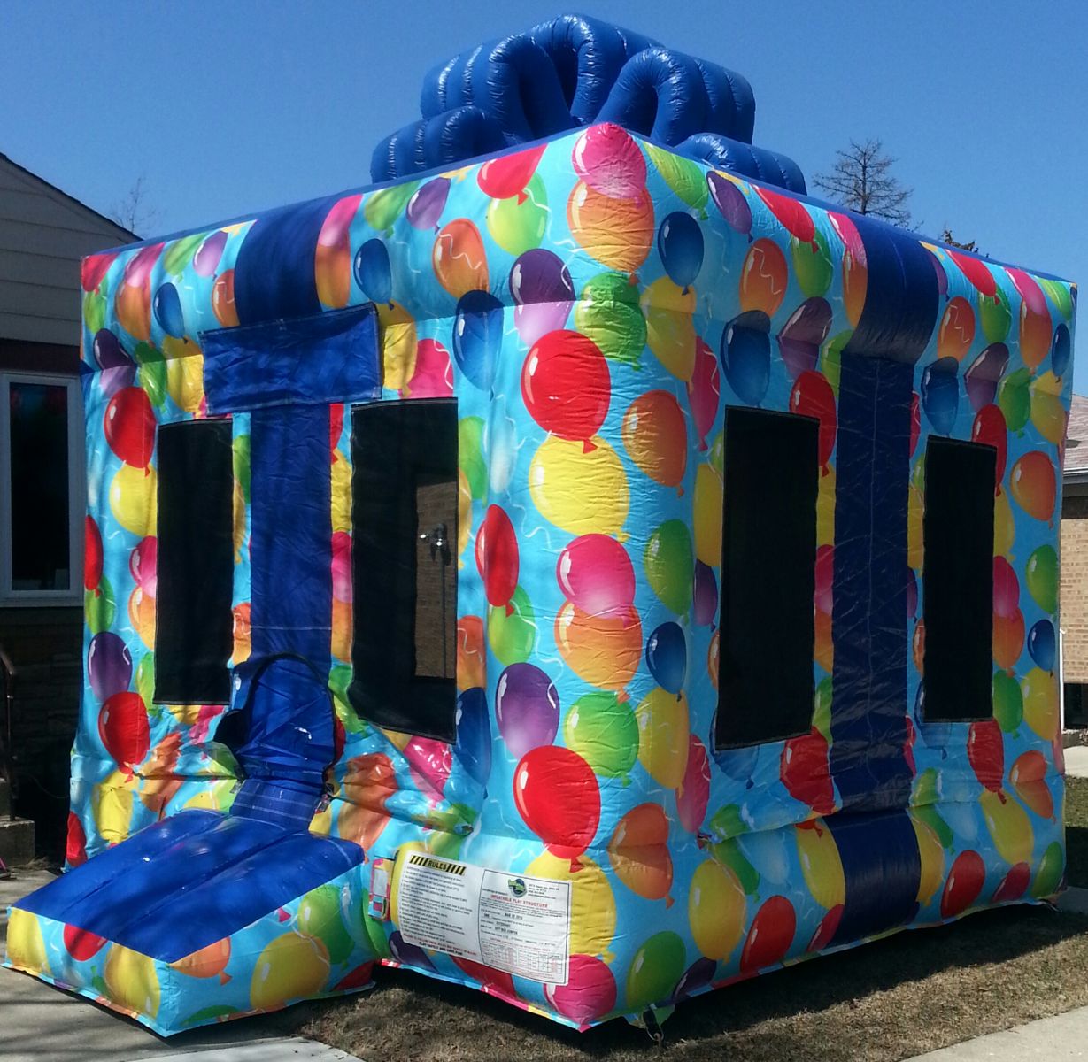 Balloon Gift Box Bounce House Rental | JumpGuy.com Chicago IL
