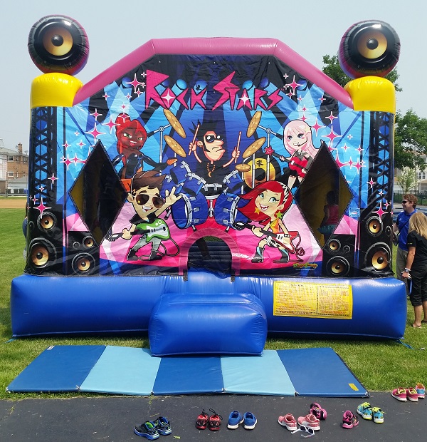 Rock Stars Bounce House Rental | JumpGuy.com Chicago IL