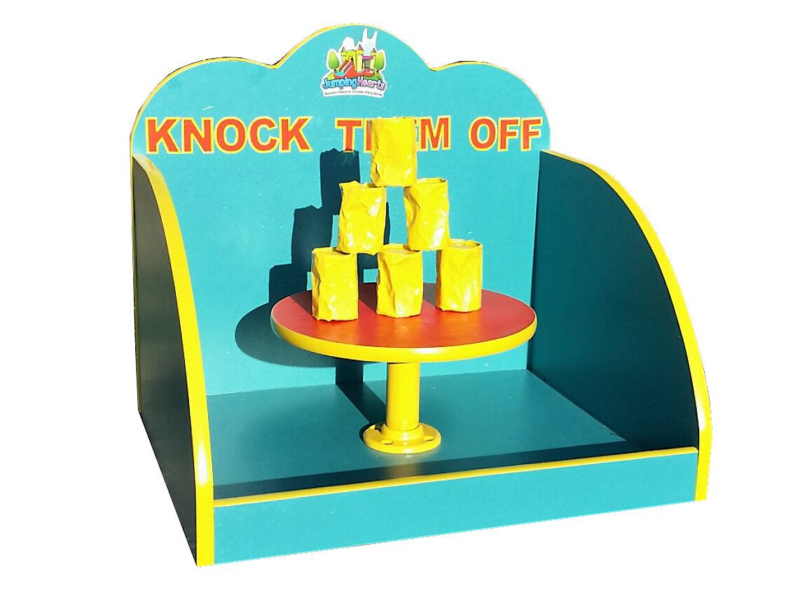 Knock them off carnival game rental Nashville TN