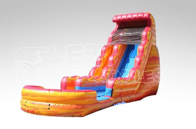 Inflatable 22ft Volcano Water Slide Rental Indiana | 22ft Volcano Water ...