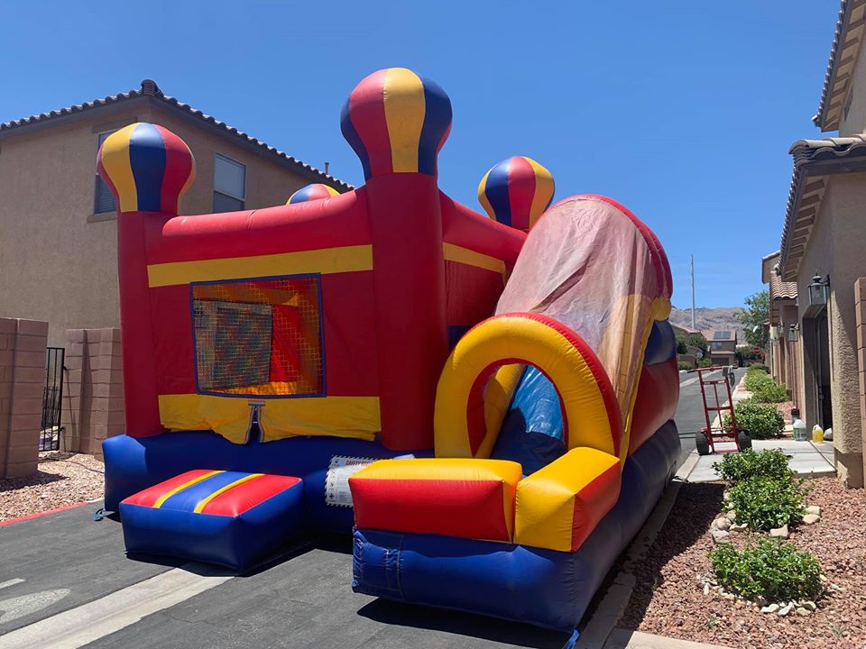3 in 1 Balloon Combo with slide - Liberty Party Jumpers