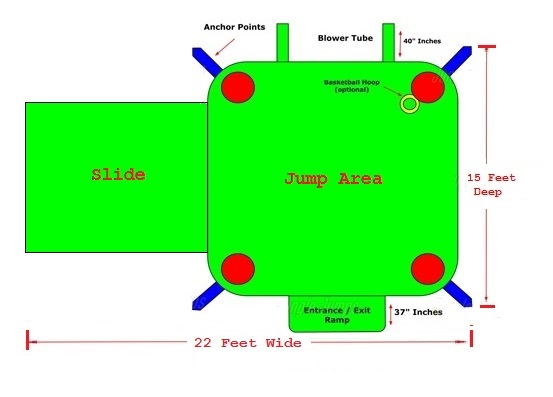 The King Combo Bounce Castle.