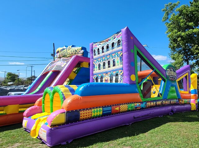 Fun House Slide and Side rentals in Patterson | NJ Party Time Rentals