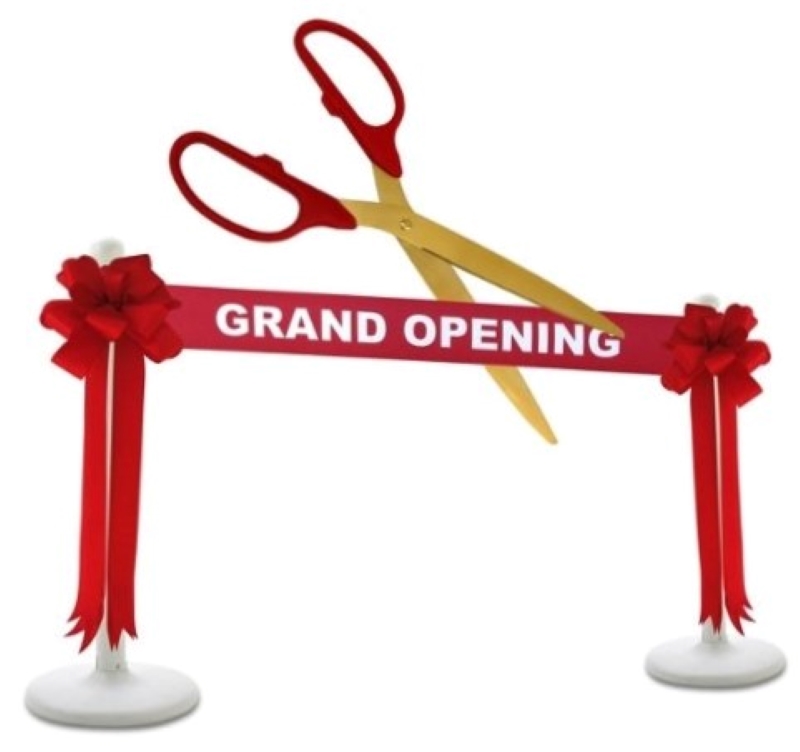 Ceremony Scissors - 25 inch giant ceremonial scissors with stainless ...