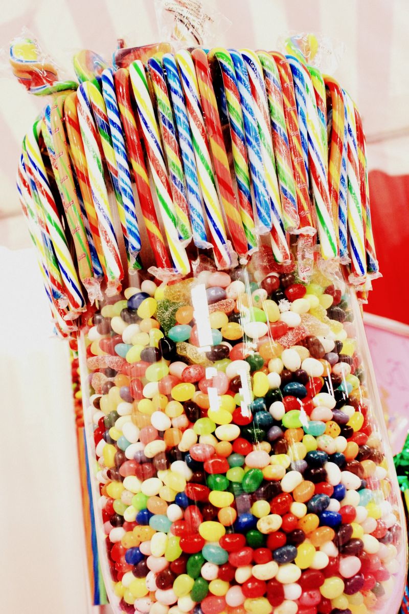 Candyland Candy Bar - Cotton candy served on LED Light Up Sticks for ...