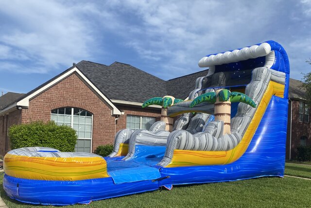 Carribean Splash Water Slide | Orbit Moonwalks and Party Rentals LLC ...