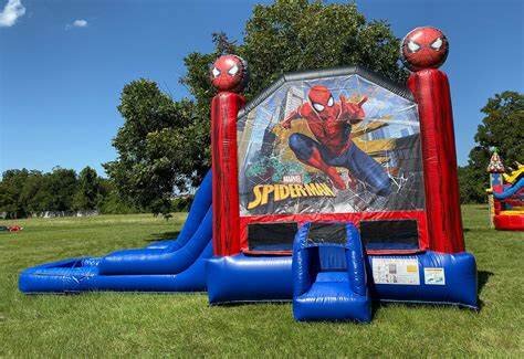 Spider Man Water Slide | Orbit Moonwalks and Party Rentals LLC | Water ...