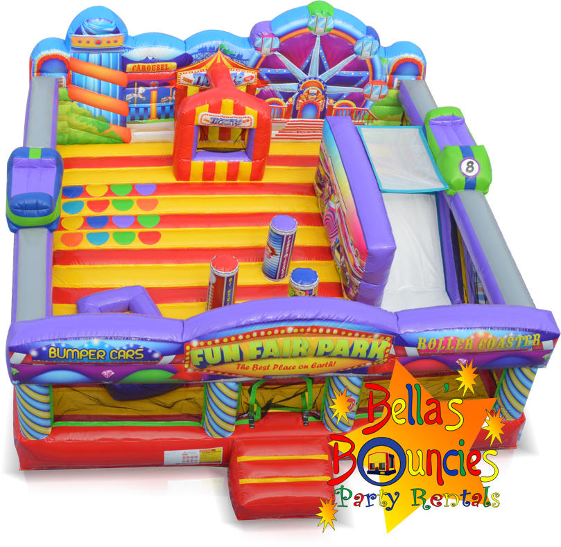 Fun Fair Park | Bella's Bouncies | water slide and bounce house rentals ...