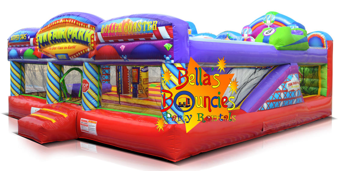 Fun Fair Park | Bella's Bouncies | water slide and bounce house rentals ...