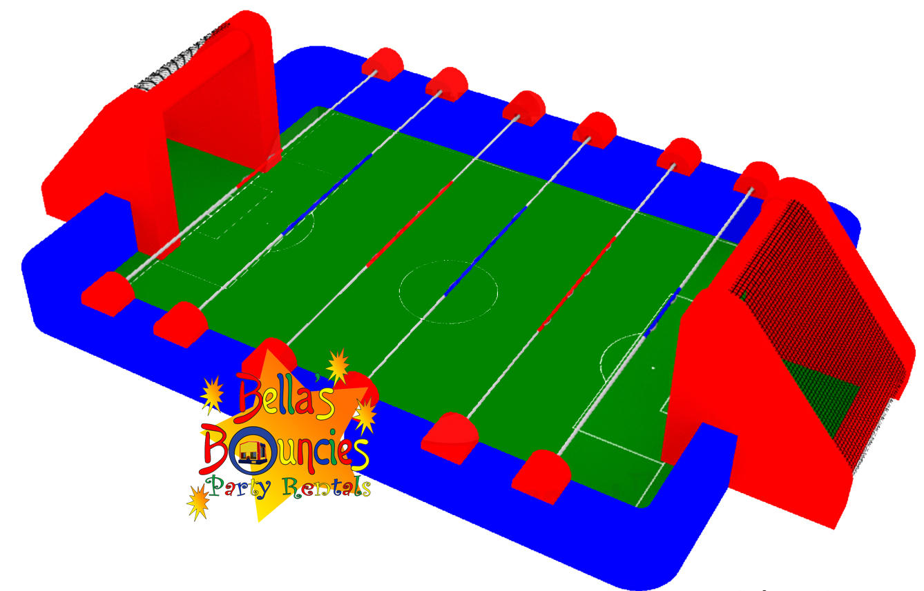Human Foosball | Bella's Bouncies | inflatable rentals in Vernon Hills, IL
