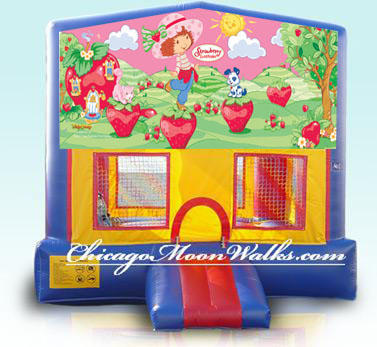 Strawberry Shortcake Module Bounce House Rental Chicago, IL