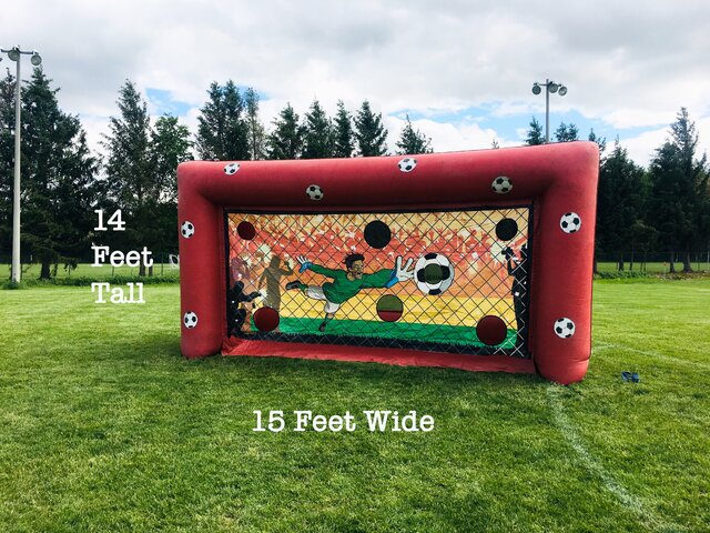 Soccer Inflatable Goal Target Rental - PTI Amusements
