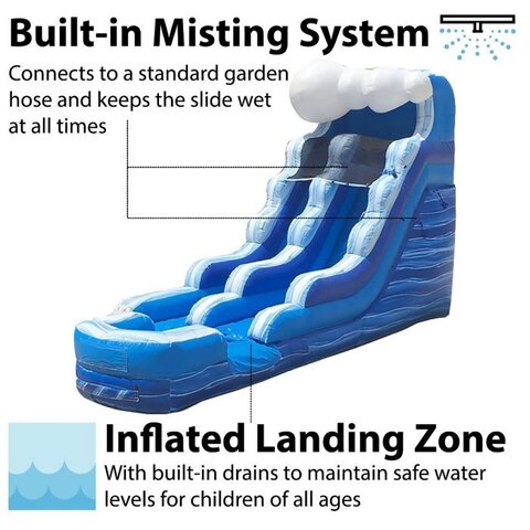 15' Tidal Wave Water Slide