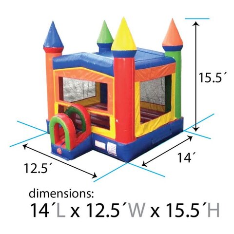 Rainbow Bounce House