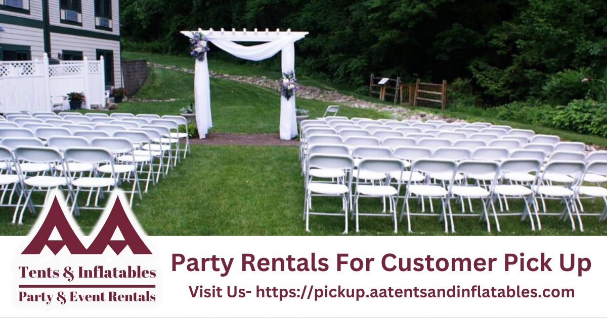 Customer Pick Ups | Party Rentals | AA Tents And Inflatables