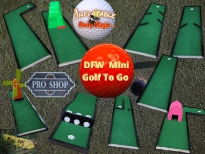 Mini-Golf Course Rental | Inflatable Party Magic | DFW Texas