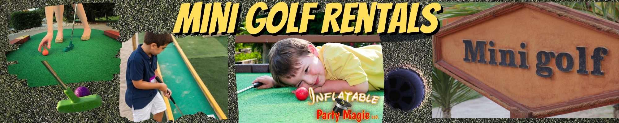 Mini-Golf Course Rental | Inflatable Party Magic | DFW Texas