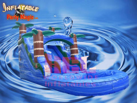 15 ft. Cylcone Water Slide Rental | Inflatable Party Magic