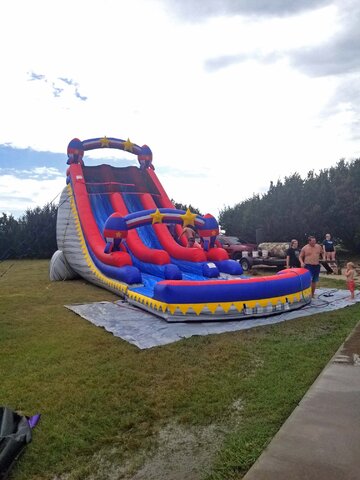 24ft. Rocket Water Slide | Inflatable Party Magic Texas
