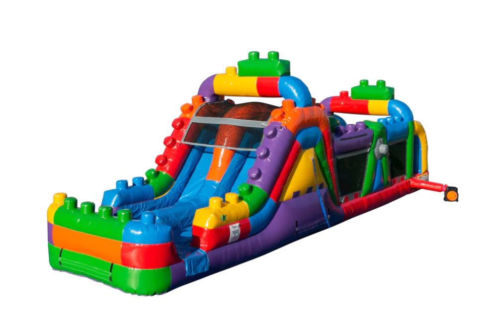 40' Block Party Obstacle Course by Party Go Round - Building Block ...