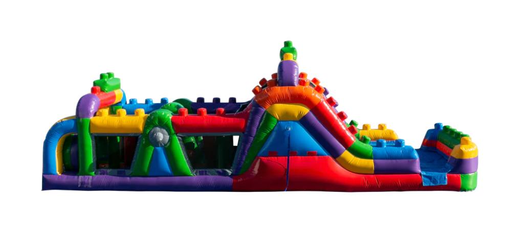 40' Block Party Obstacle Course by Party Go Round - Building Block ...