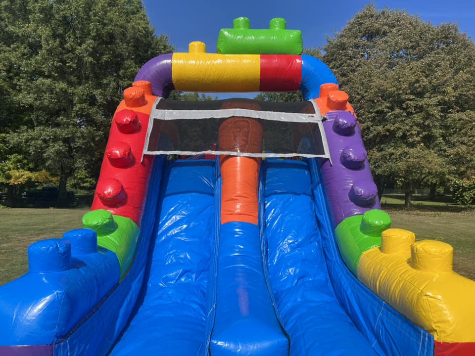 40' Block Party Obstacle Course by Party Go Round - Building Block ...