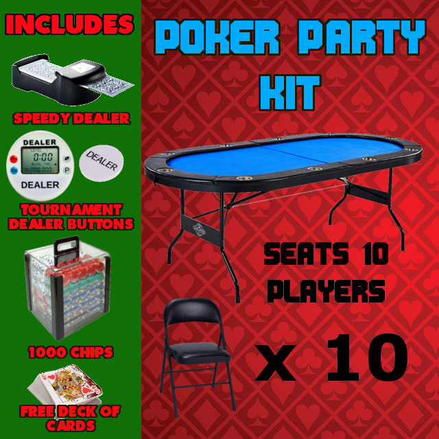 Poker Table Rental | SacJumps | water slide and bounce house rentals in ...