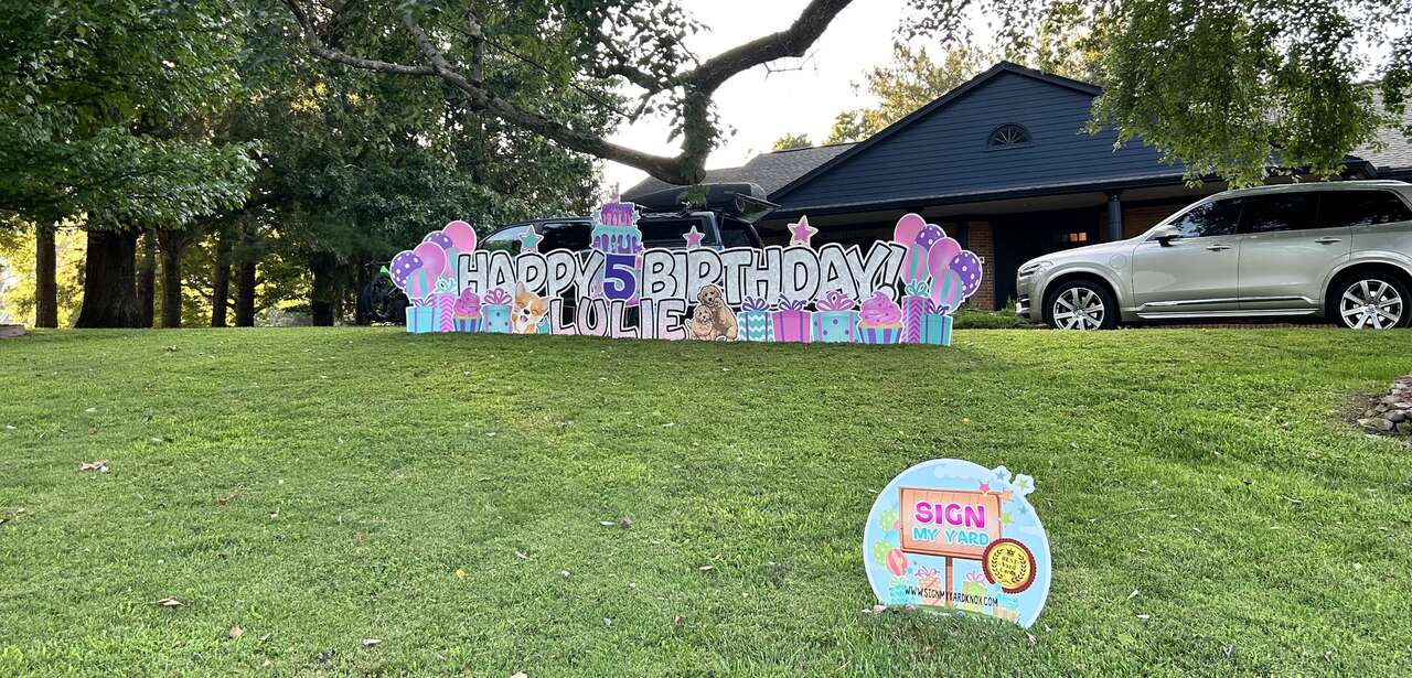 Best Yard Sign rentals for any Celebration!