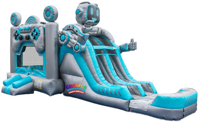 Bot Combo Pool and Stopper | Elegance Bounce House Party Rental | Illinois