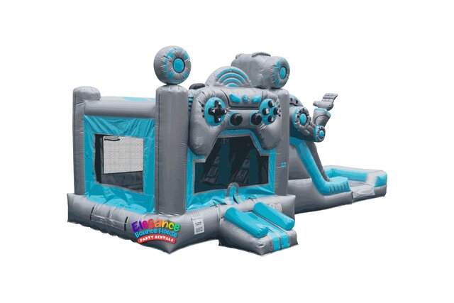 Bot Combo Pool and Stopper | Elegance Bounce House Party Rental | Illinois