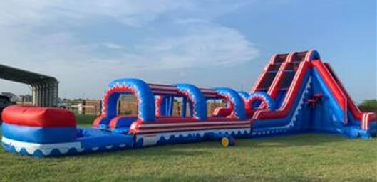 24 FT Double water slide