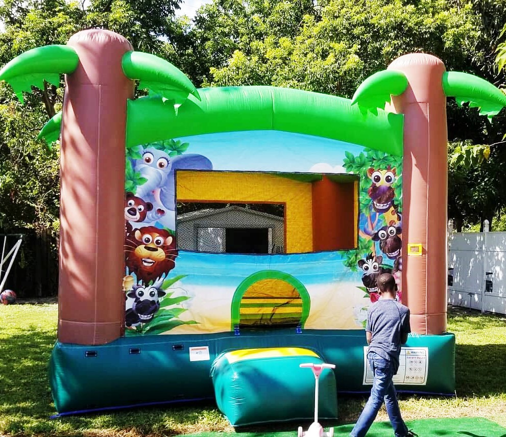 Jungle Bounce Bounce Rental | SkyPiratesInflatables.com Fort Worth TX.