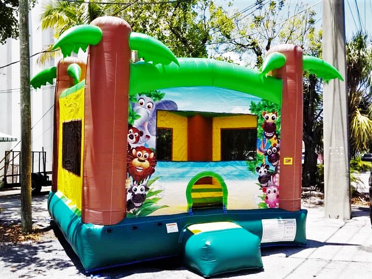 Jungle Bounce Bounce Rental | SkyPiratesInflatables.com Fort Worth TX.